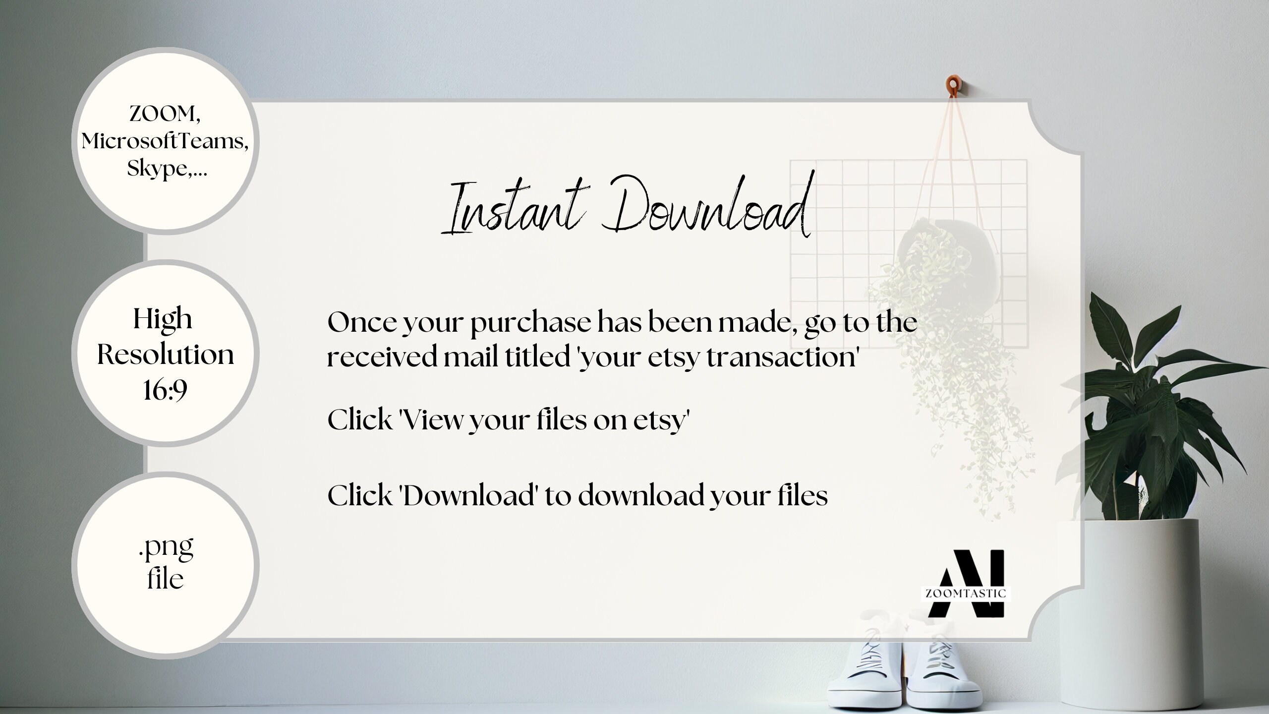 Simple Wall Zoom Background #5 | Backdrop for Video Call | Zoom Home ...