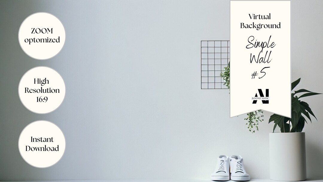 Simple Wall Zoom Background #5 | Backdrop for Video Call | Zoom Home ...