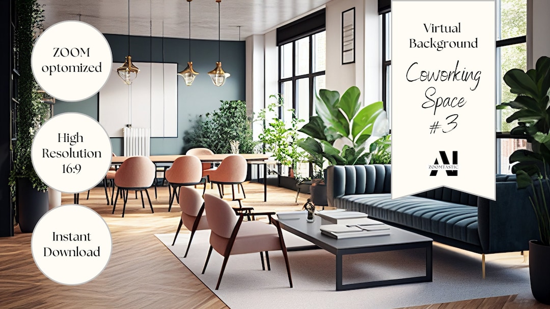 Zoom Background Coworking Space #3| Zoom Office Background | Zoom Home ...