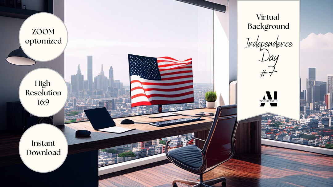 Zoom Background Independence Day #7| Virtual Background | Zoom Home ...