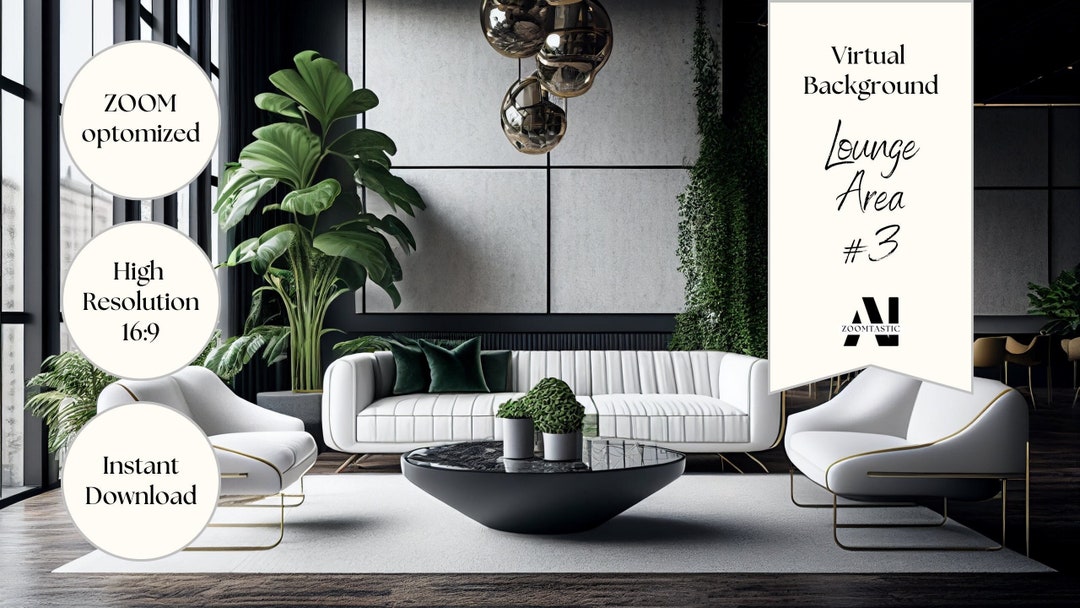 Zoom Background Lounge Area #3| Zoom Office Background | Zoom Home ...