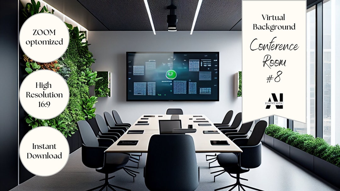 Zoom Background Conference Room #8 | Zoom Hotel Background | Zoom Home ...