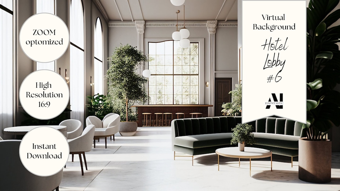 Zoom Background Hotel Lobby #6| Zoom Hotel Background | Zoom Home ...