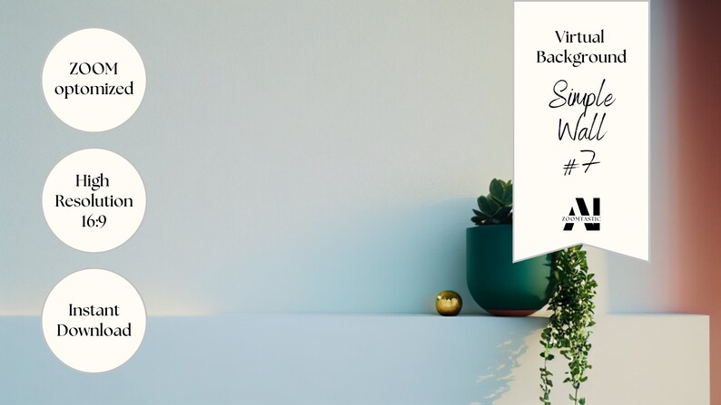 Simple Wall Zoom Background #7 | Backdrop for Video Call | Zoom Home ...