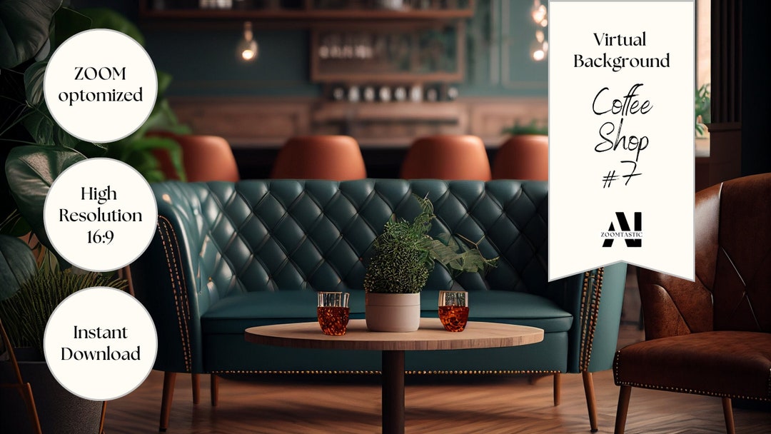 Zoom Background Coffee Shop #7| Zoom Office Background | Zoom Home ...