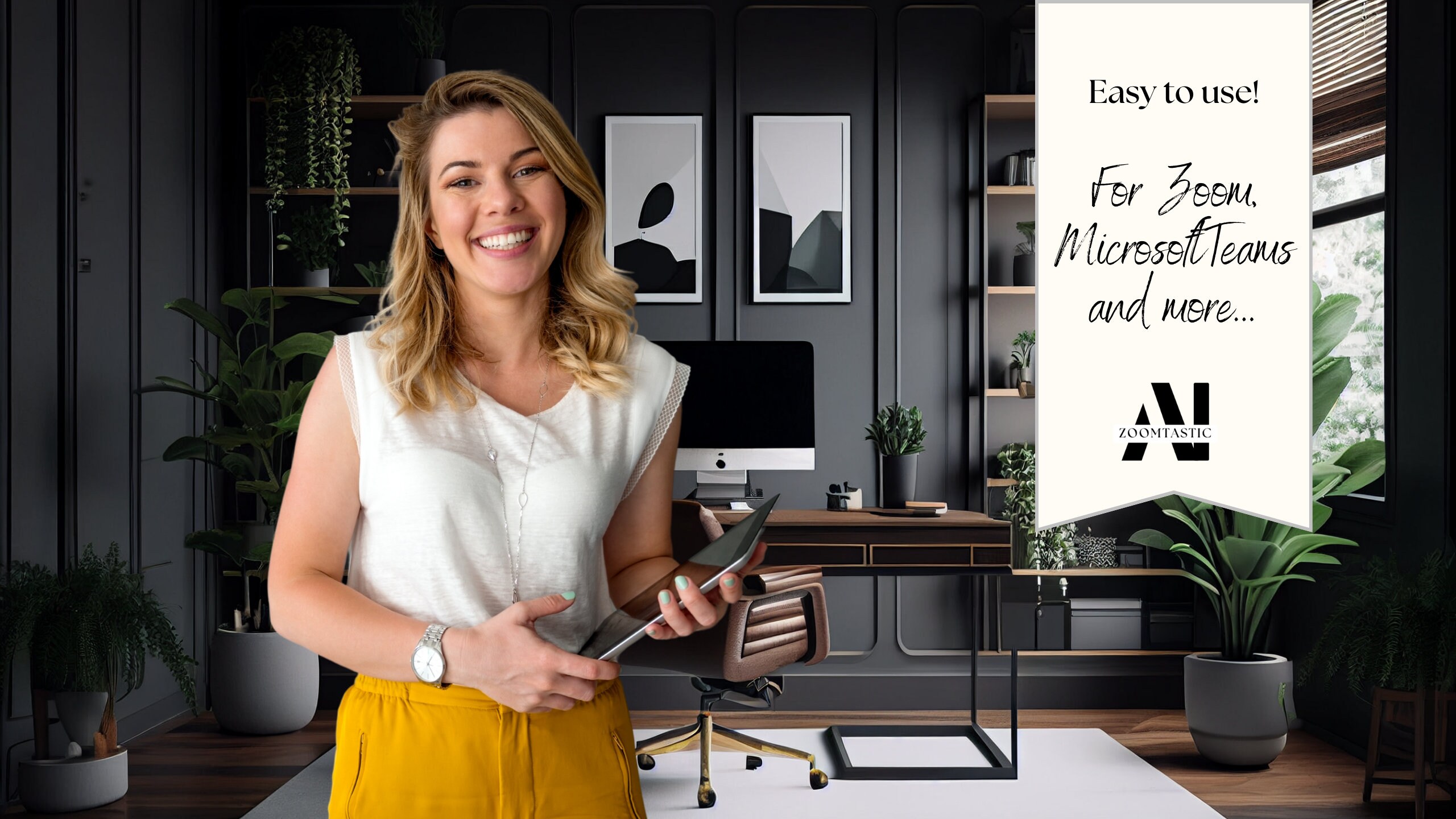 Zoom Background Dark Office #1| Zoom Office Background | Zoom Home ...