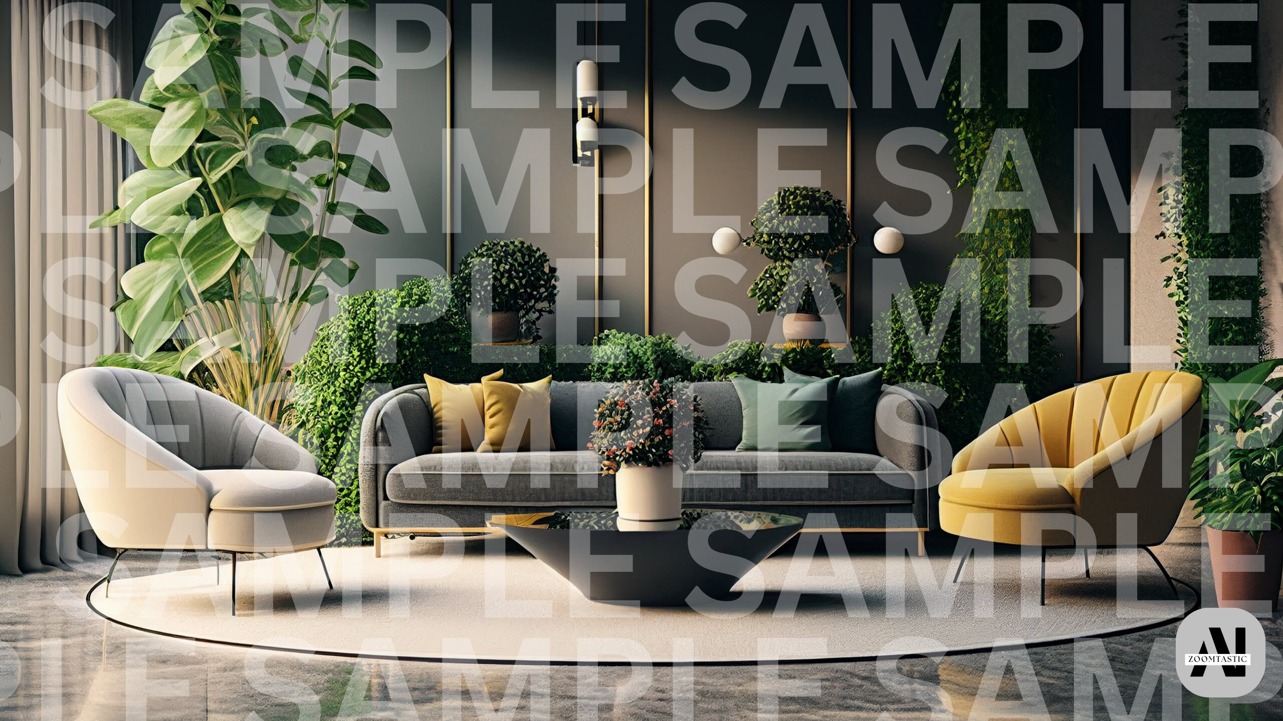 Zoom Background Lounge Area 8 Virtual Background Overlay for Stream ...