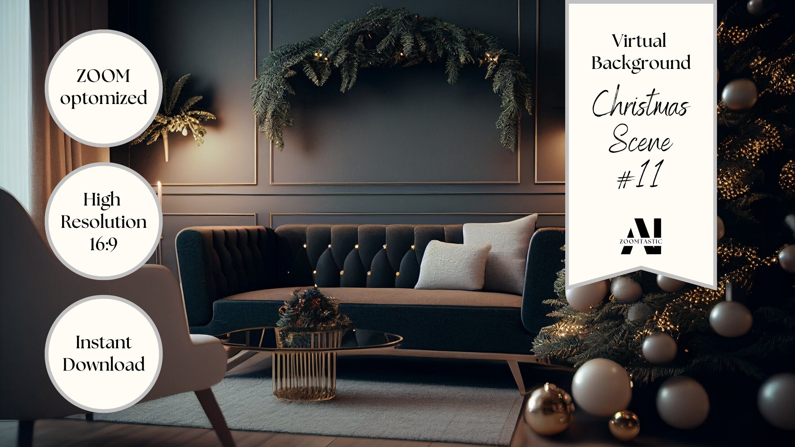 Zoom Christmas Background 11 Virtual Background Zoom Home Office ...