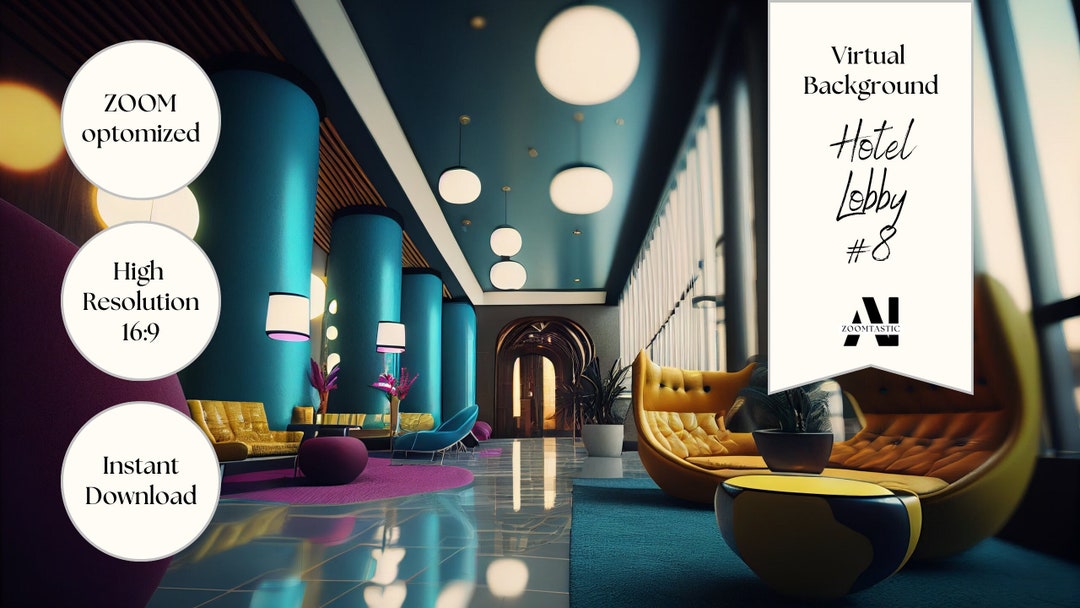 Zoom Background Hotel Lobby #8| Zoom Hotel Background | Zoom Home ...