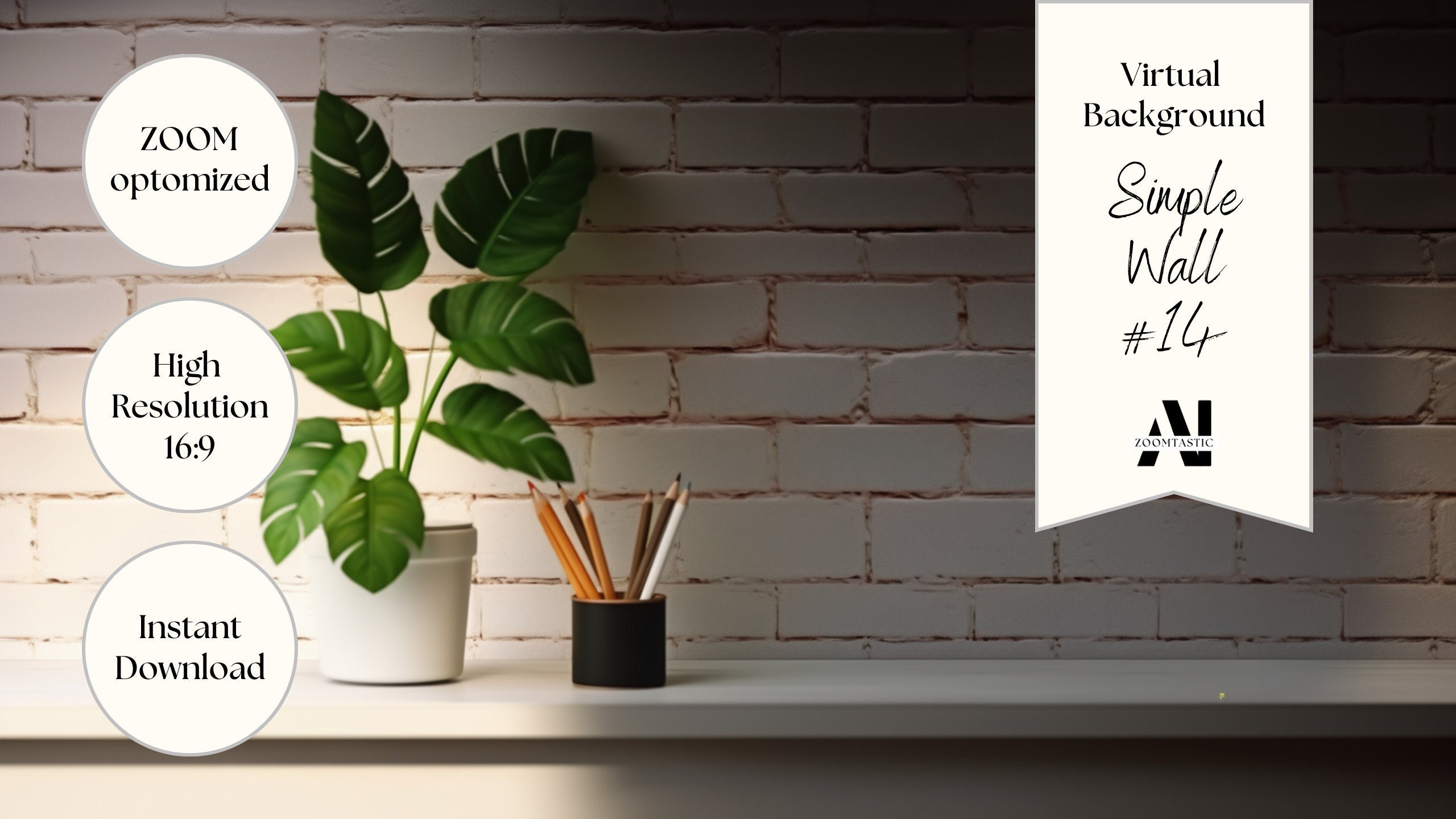 Simple Wall Zoom Background #14 |backdrop for Video Call | Zoom Home ...