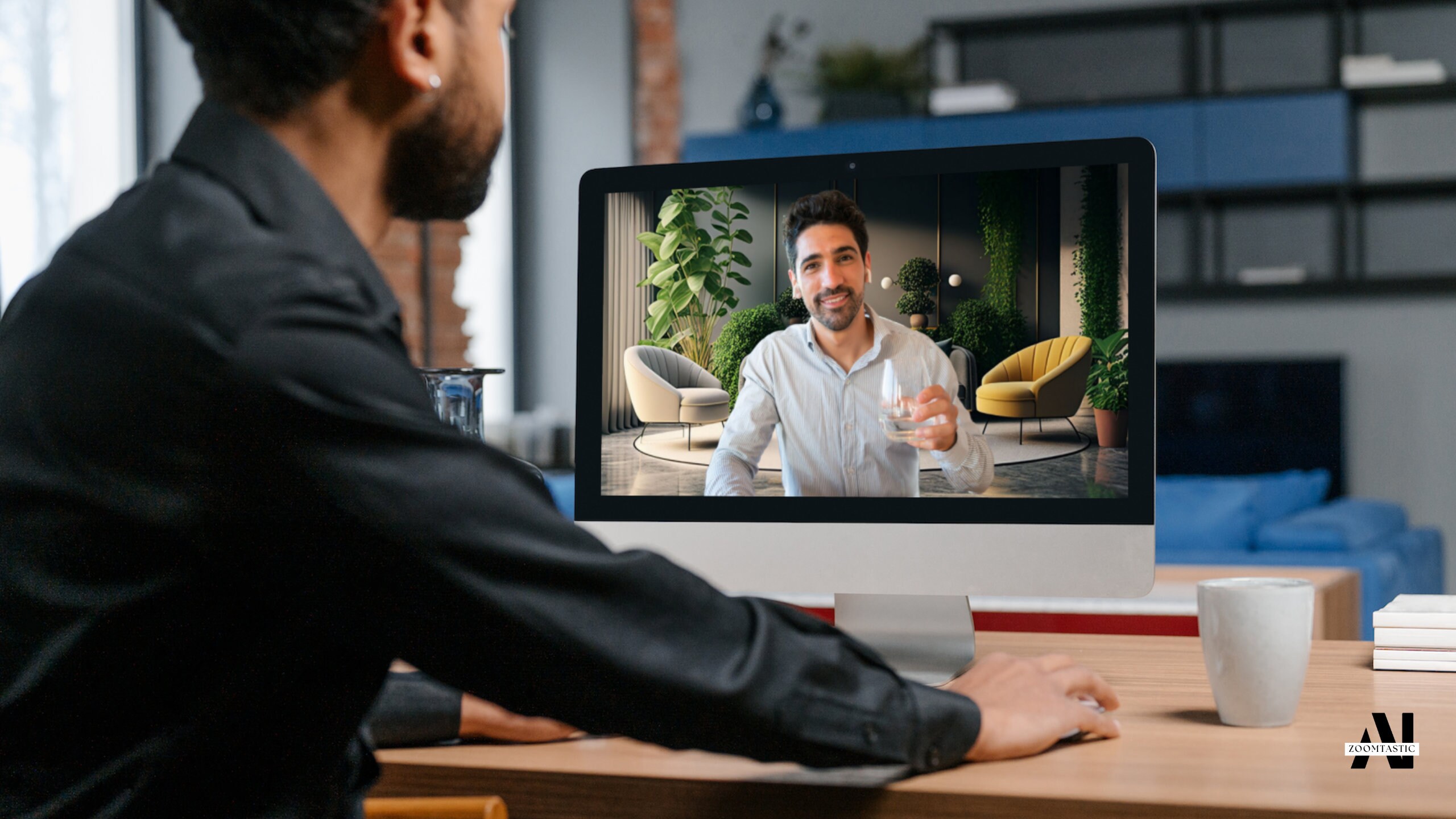 Zoom Background Lounge Area 8 Virtual Background Overlay for Stream ...