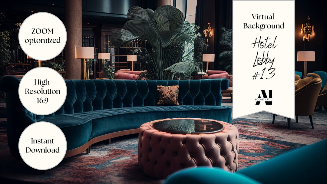 Zoom Background Hotel Lobby #13| Zoom Hotel Background | Zoom Home ...