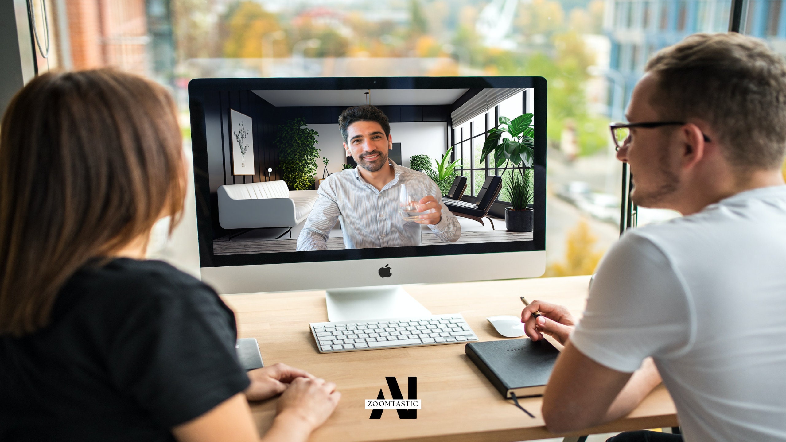 Zoom Background Black&white 1 Zoom Office Background Zoom Home Office ...