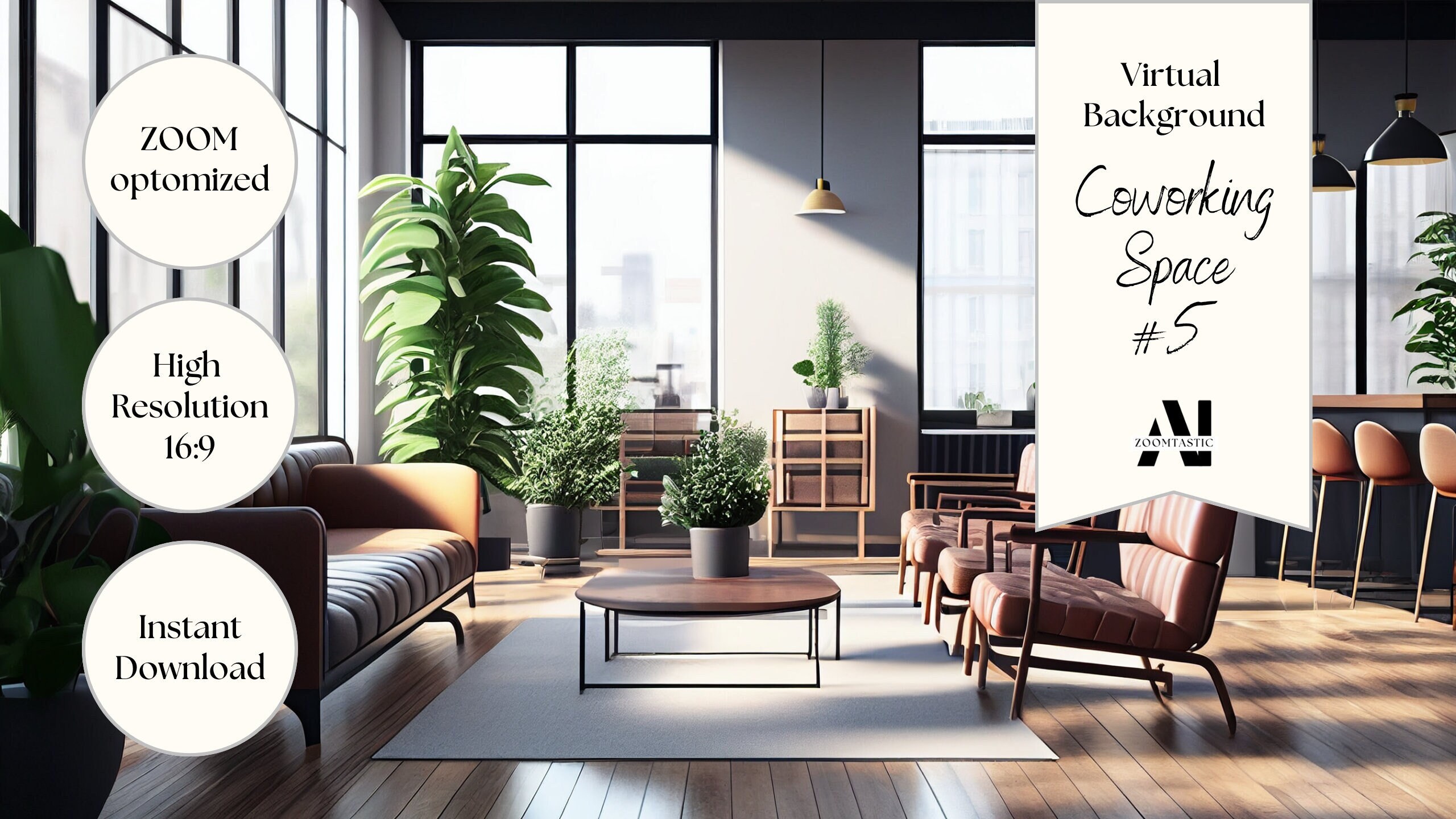 Zoom Background Coworking Space #5| Zoom Office Background | Zoom Home ...