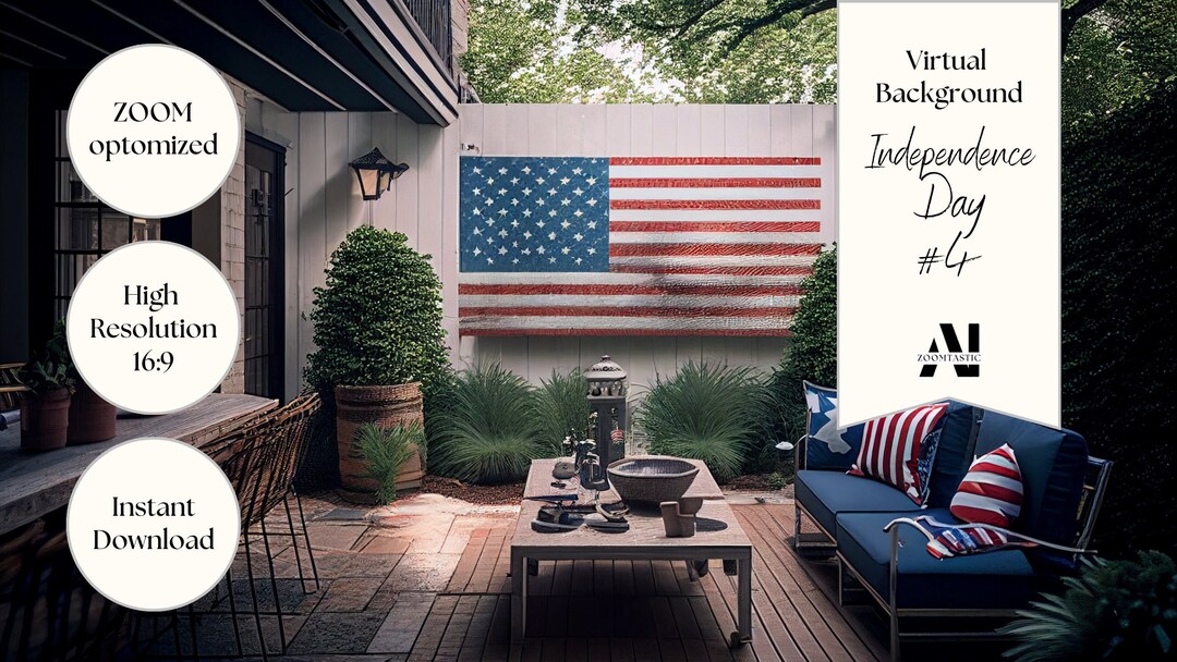 Zoom Background Independence Day #4| Virtual Background | Zoom Home ...