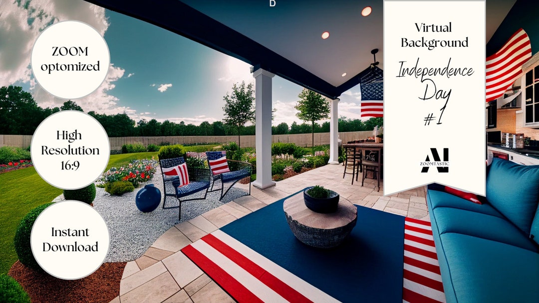 Zoom Background Independence Day #1| Virtual Background | Zoom Home ...
