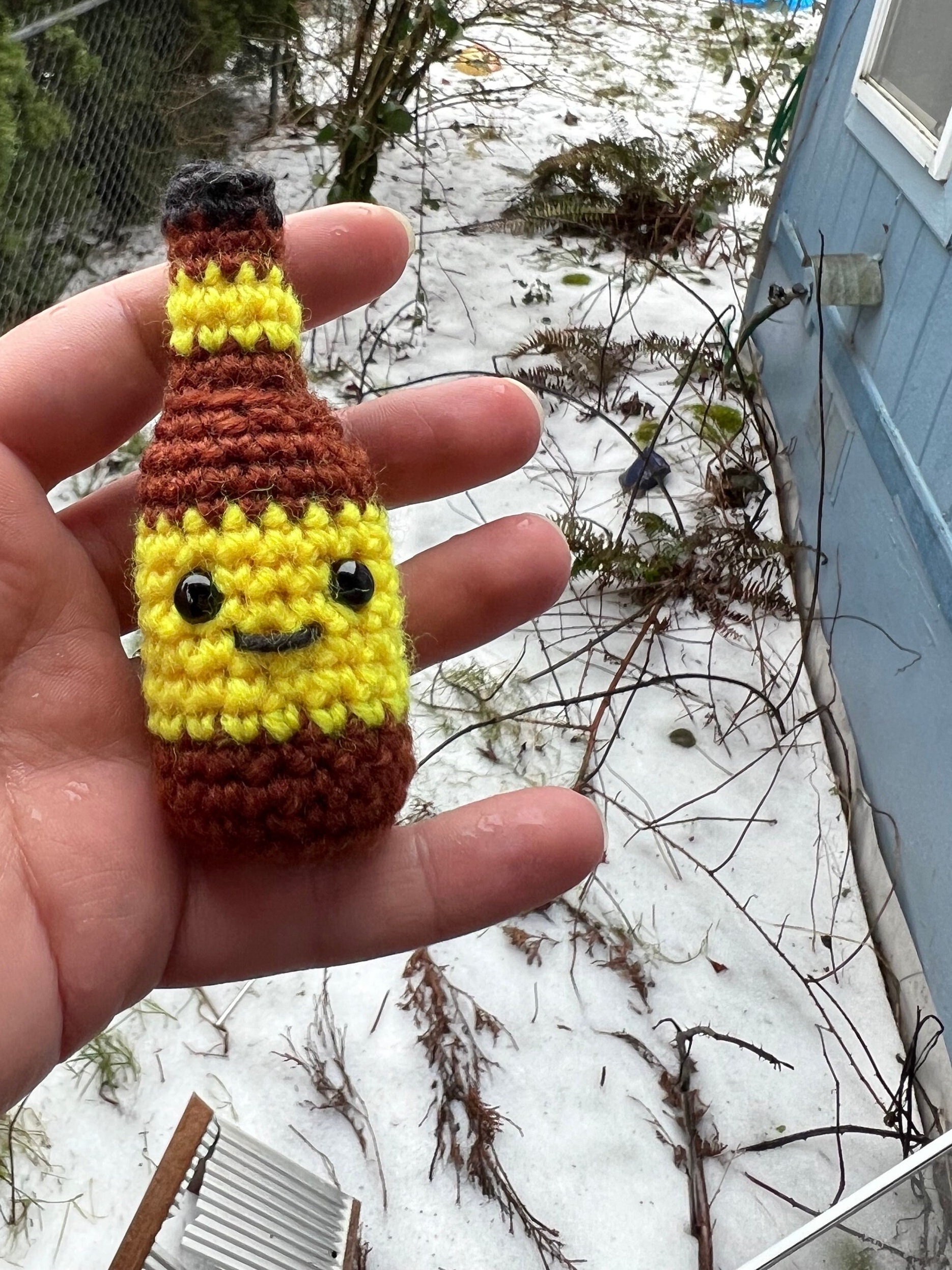 Crochet PATTERN Beer Keychain - Etsy