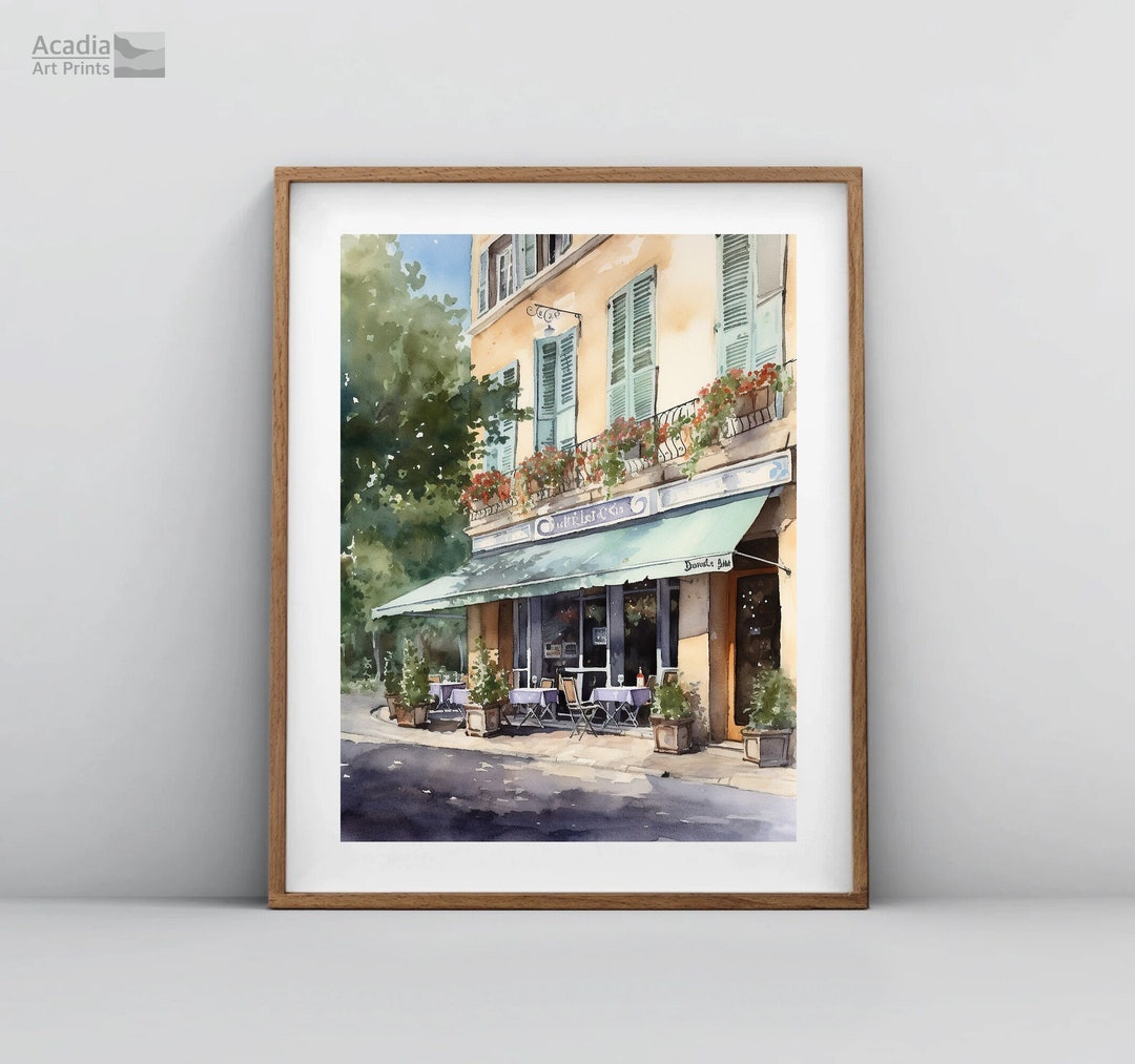 Provence Watercolor Painting Provence Wall Art Printable Provence Decor ...