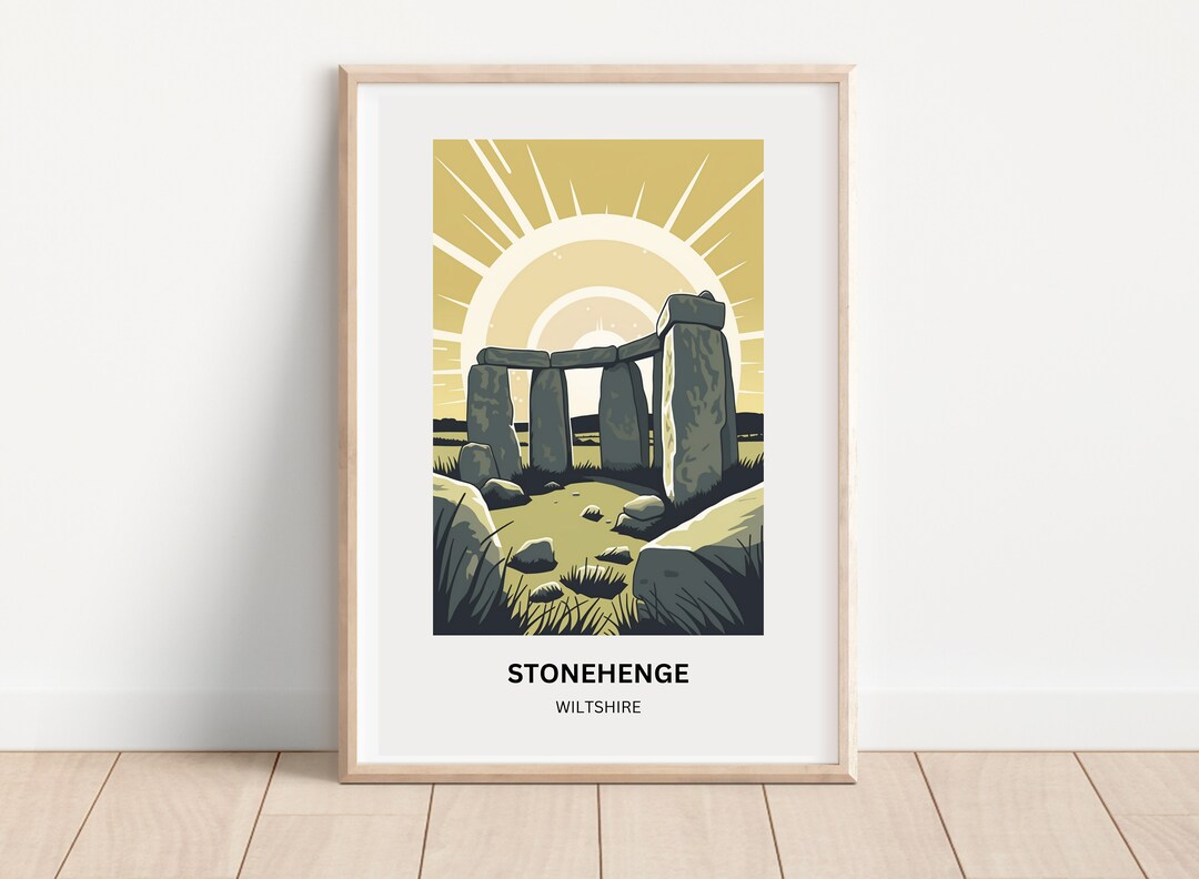 Stonehenge | Stonehenge Art | Stonehenge Print | Stonehenge Poster - Etsy