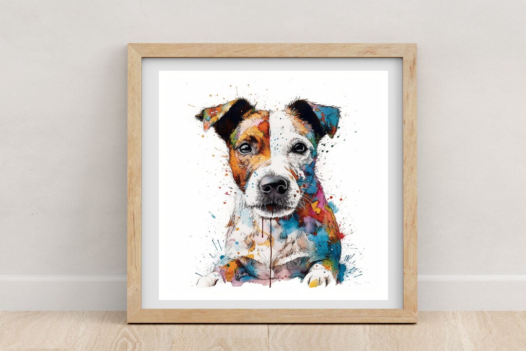 Jack Russell Print | Jack Russell | Jack Russell Poster | Watercolour ...