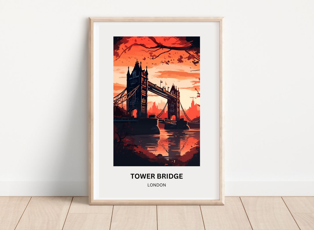 Tower Bridge | Tower Bridge Print | Tower Bridge Poster - Etsy
