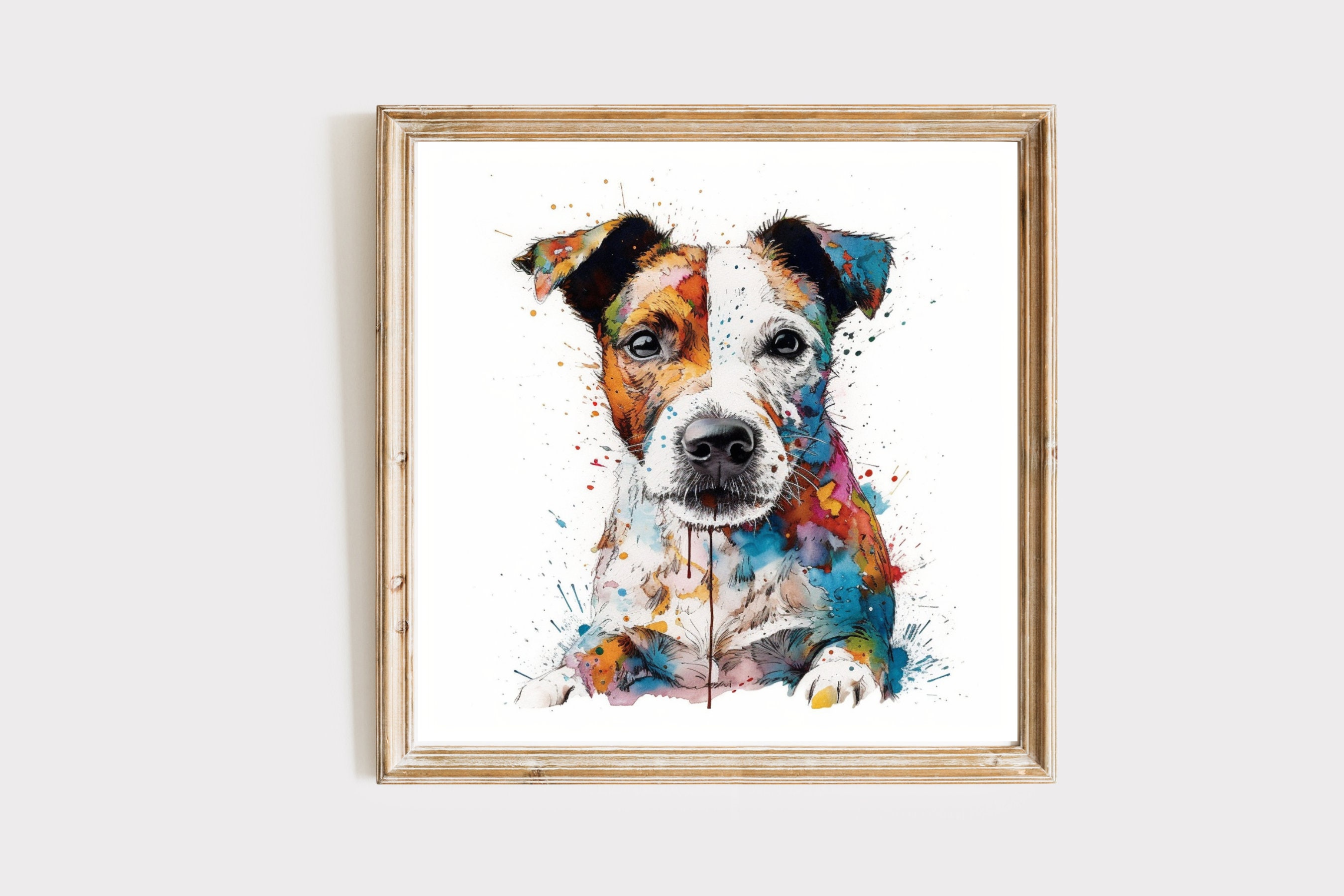Jack Russell Print | Jack Russell | Jack Russell Poster | Watercolour ...