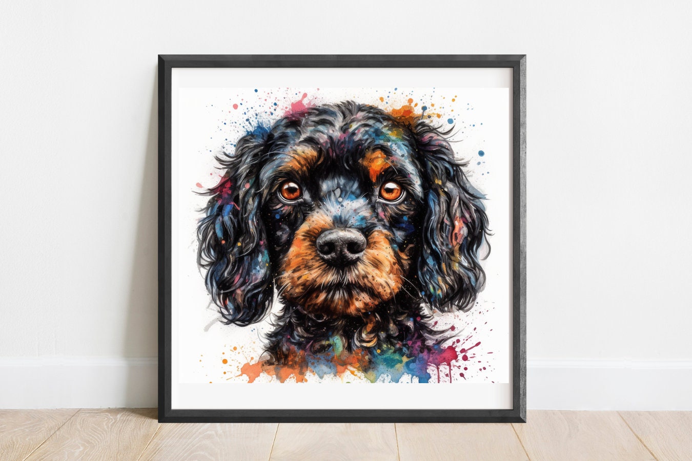 Cavapoo Print | Cavapoo | Cavapoo Poster | Watercolour Print | Dog ...