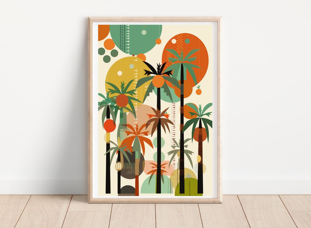 Palm Tree Print | Palm Tree Poster | Palm Tree Art | Palm Trees - Etsy