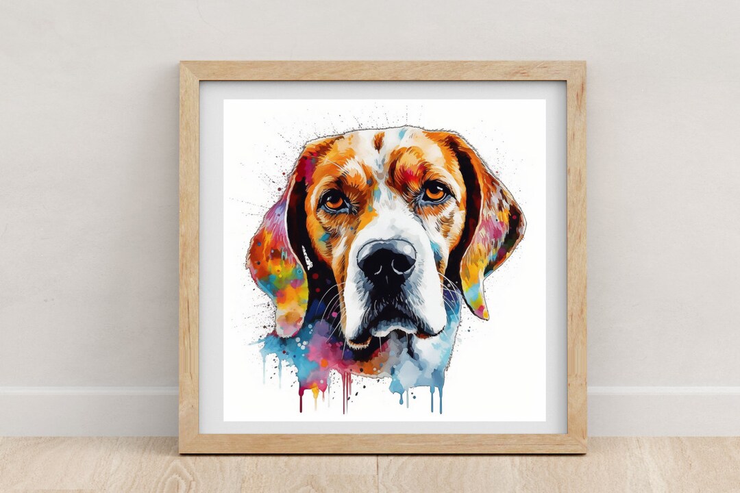 Beagle Print | Beagle | Beagle Poster | Watercolour Print | Dog Lovers ...