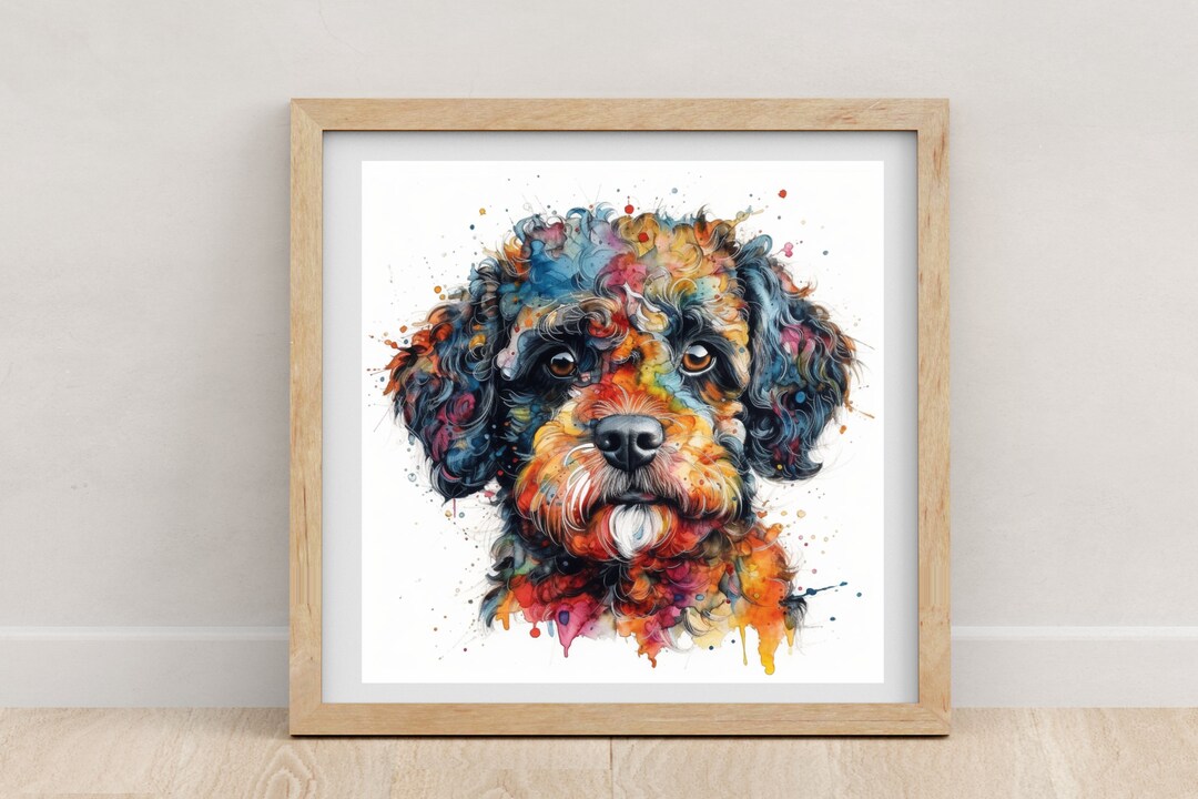 Cockapoo Print | Cockapoo | Cockapoo Poster | Watercolour Print | Dog ...