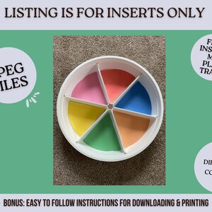 Sensory Tray Colour Inserts Printable Sensory Bin Resource for Tuff Tub ...