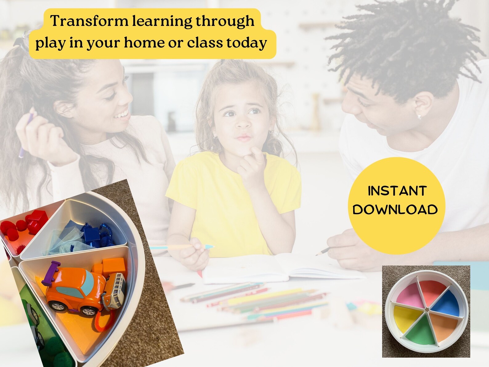 Sensory Tray Colour Inserts Printable Sensory Bin Resource for Tuff Tub ...