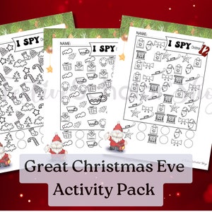 Christmas I Spy Activity Printable Christmas Eye Spy Activity for Kids ...