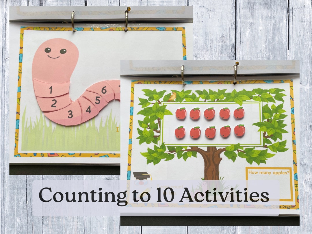 Toddler Counting Activities Printable Number Activity for Preschool ...