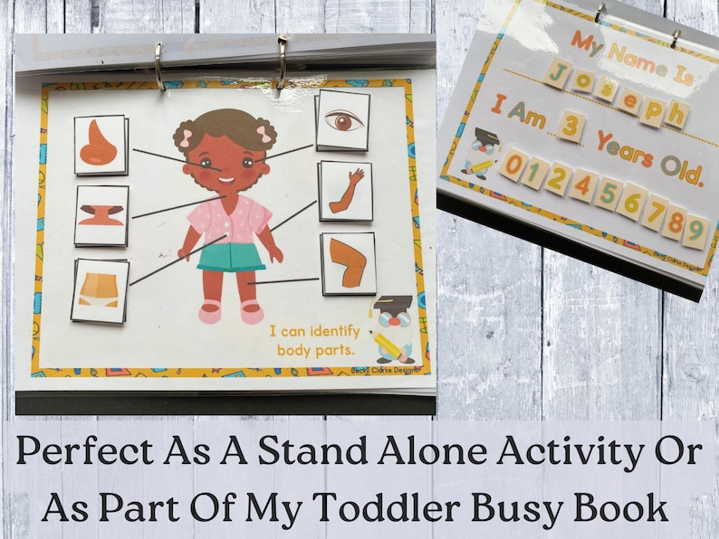 Body Parts Activity Printable for Toddlers Parts of the Body Printable ...