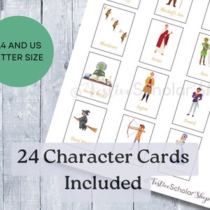 Macbeth Character Flashcards for Guessing Game Printable Macbeth ...