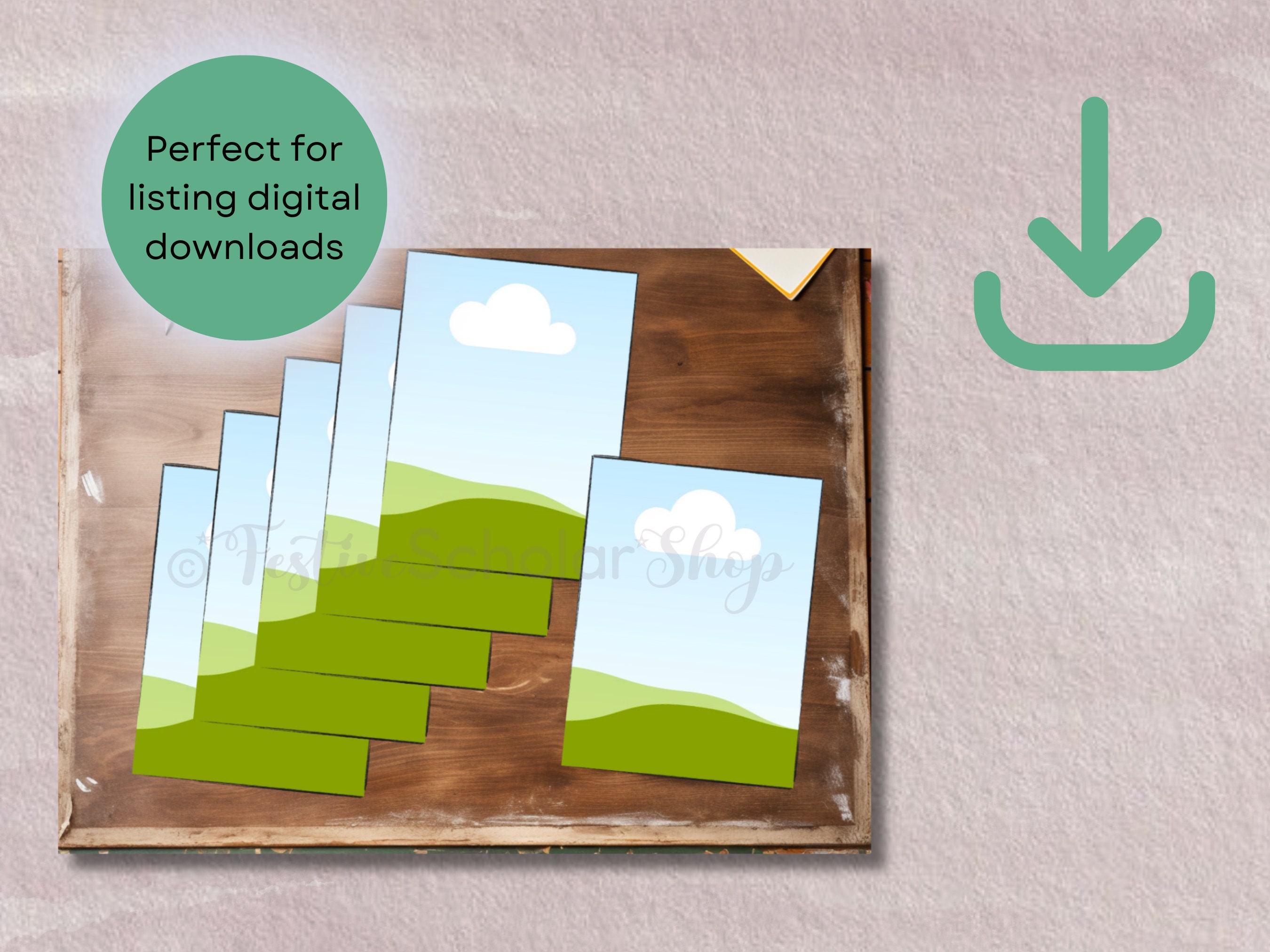 Worksheet Mockup Canva Book Mockup Sell on Etsy Worksheet Mockup for ...