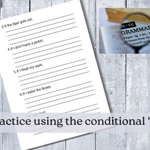 Conditional If English Grammar Worksheets for EAL Pupils Grammar ...