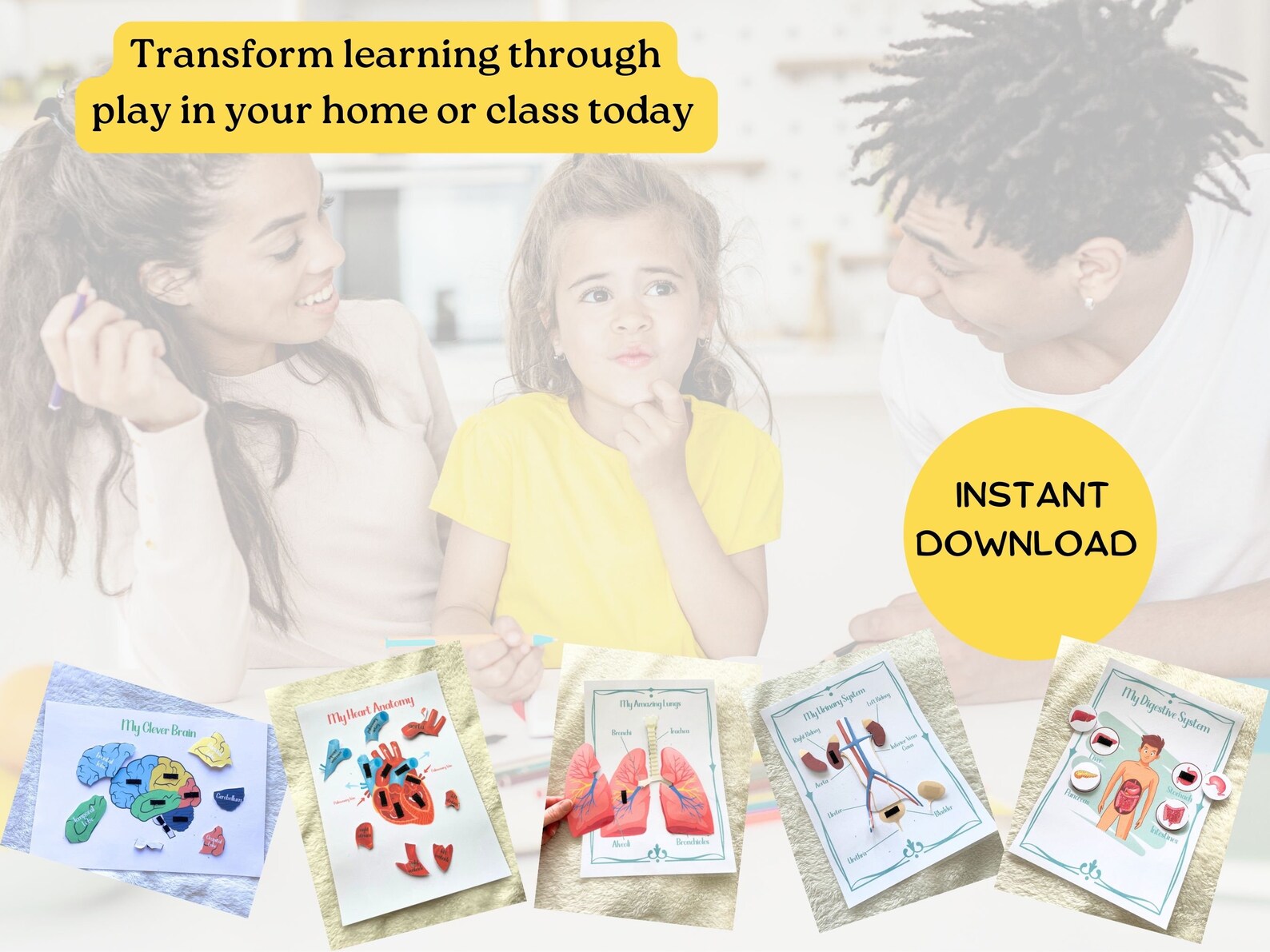 Lungs Anatomy Activity Printable Parts of the Lungs Resources Body ...