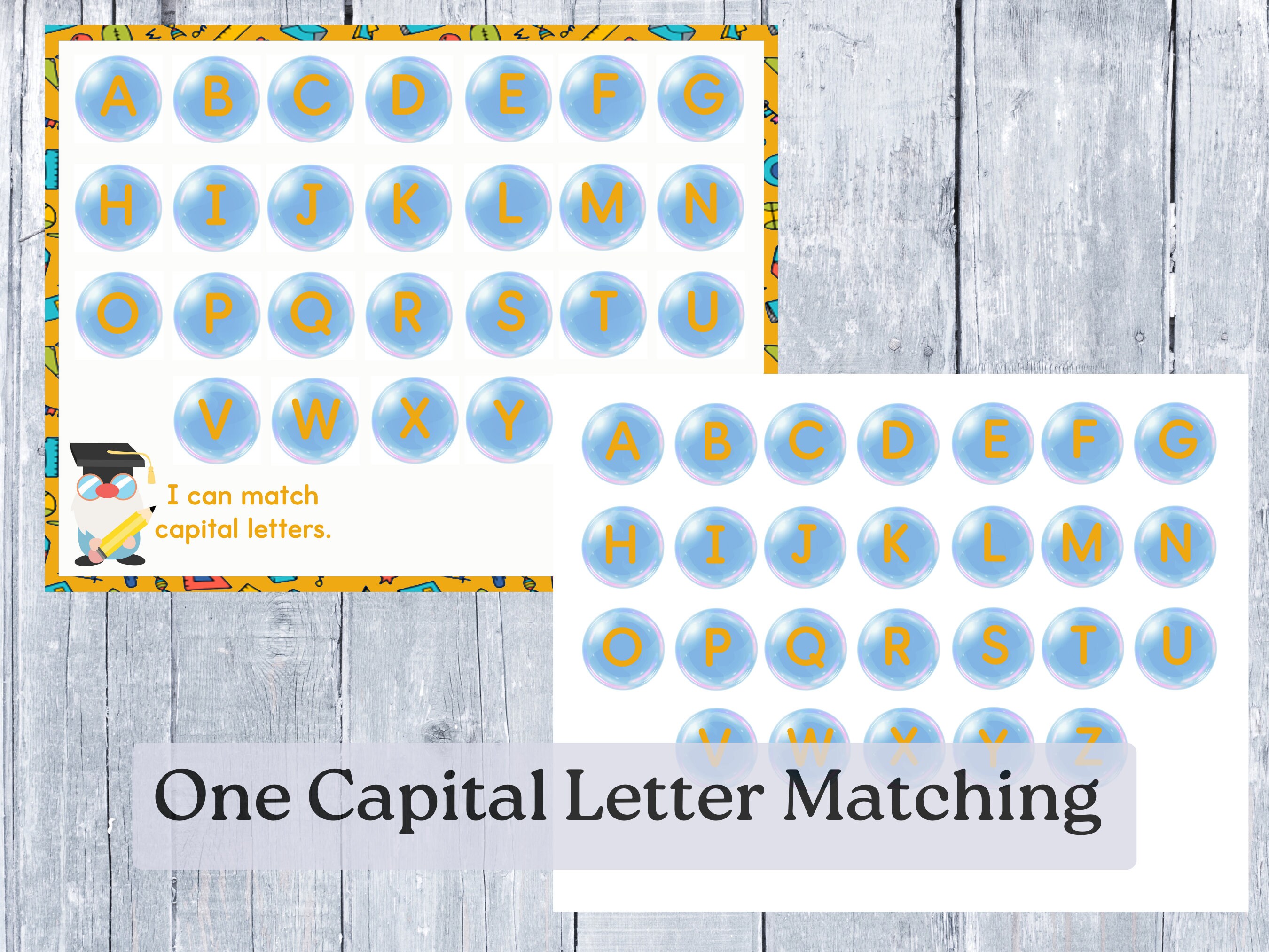 Letter Matching Activity for Toddlers Letter Recognition Printable ...