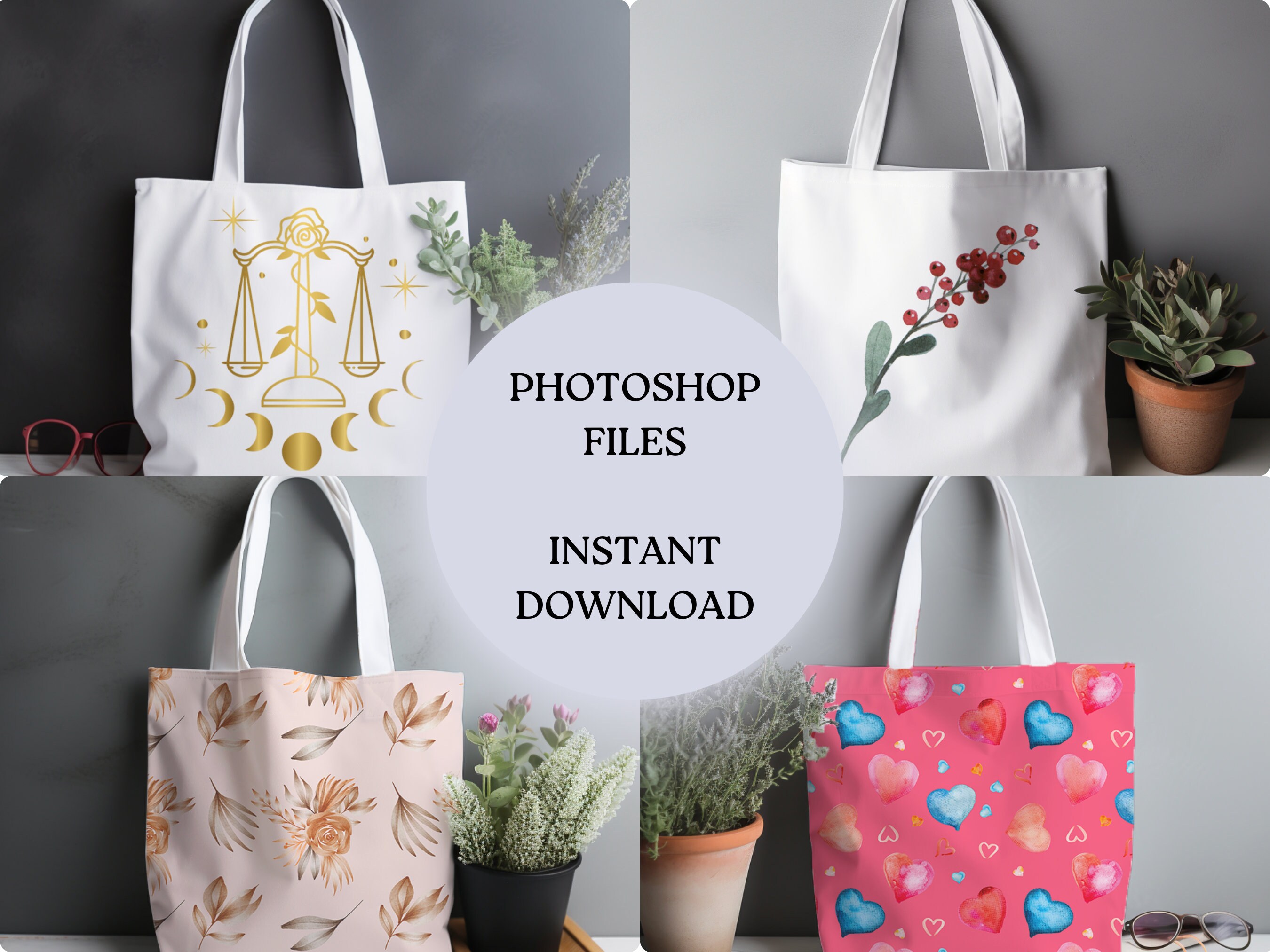 Tote Bag Mockup for Photoshop Bag Mockup for Shopping Bag Mockup for ...