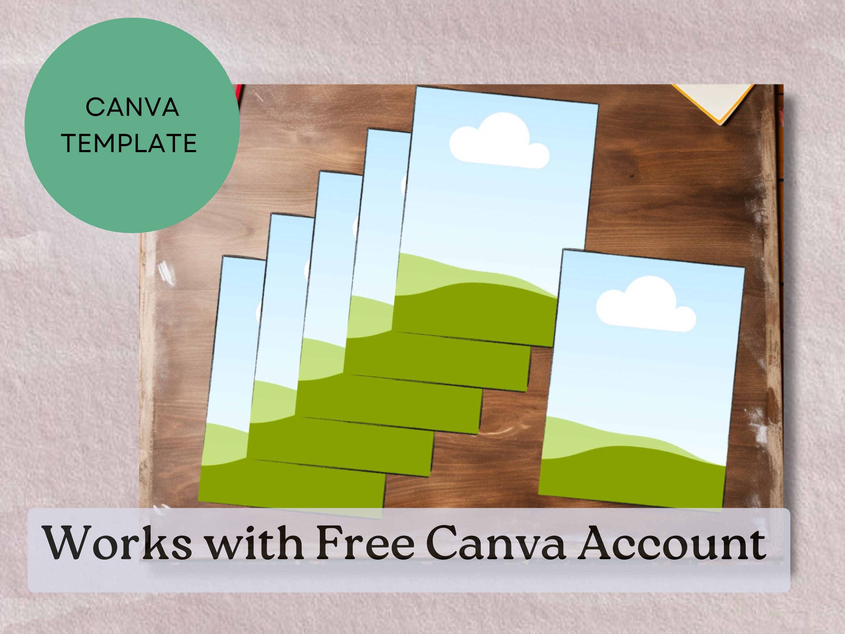 Worksheet Mockup Canva Book Mockup Sell on Etsy Worksheet Mockup for ...