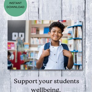 Self-care Alphabet Poster Printable Mental Health Support for Students ...