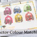 Tractor Colour Matching Activity for Toddler Color Homeschool Resource ...