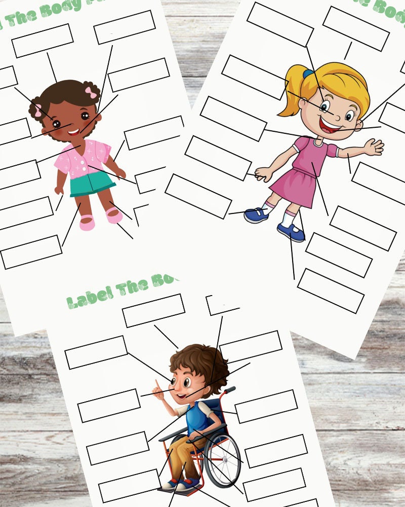 Body Parts Activity Printable My Body Early Years Resources Homeschool ...