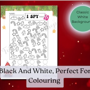 Christmas I Spy Activity Printable Christmas Eye Spy Activity for Kids ...