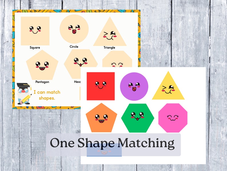 Shape Matching Activities Printable Match the Shapes Toddler Activity ...
