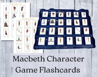 Macbeth Character Revision - Etsy UK