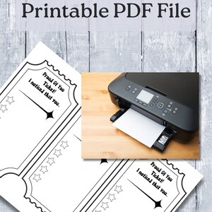 Kids Reward Ticket Printable Incentive Coupon for Pupil Achievement ...