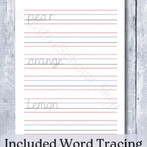 Handwriting Cursive Practice Sheets Letter and Name Tracing ...